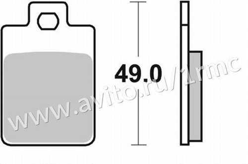 Тормозные колодки piaggio 50, 125