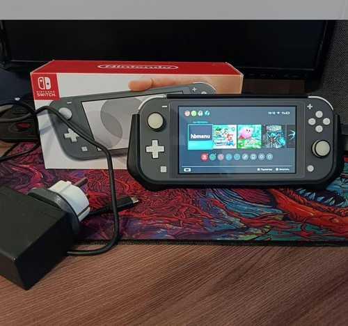 Nintendo switch lite прошитая 256 гб