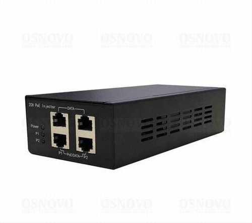 PoE-инжектор Gigabit Ethernet на 2 порта