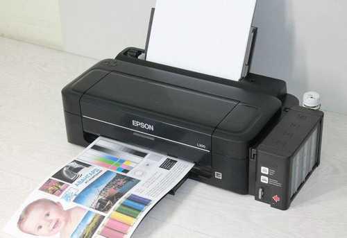 Принтер с снпч Epson L300 (заправлен)