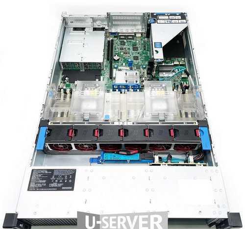 HP DL380 G10 16*2.5 8*NVMe 2*6130 64Gb 2*1.6 NVMe 2*500W Cервер HPE ProLiant Gen10 16SFF 2U Б/У