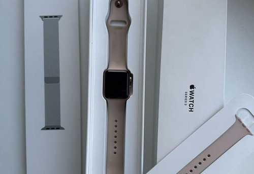 Apple watch series 3 38mm Gold Aluminum