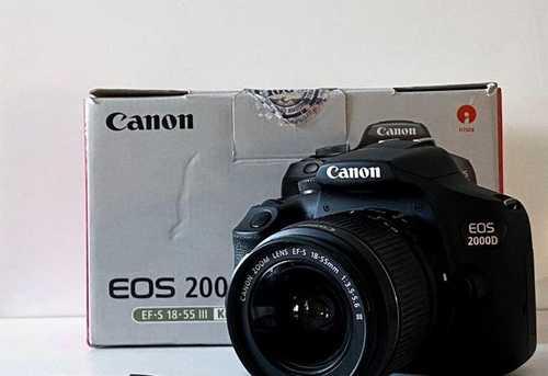 Canon EOS 2000d EF-s 18-55 III Kit