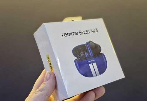 Наушники TWS Realme Buds Air 3, синий/белый