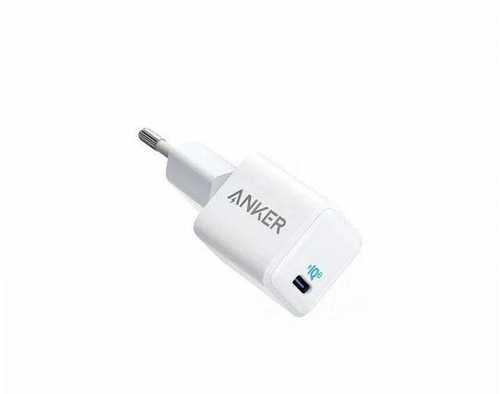 Сзу адаптер anker PowerPort 3 Nano 20W USB-C, белы