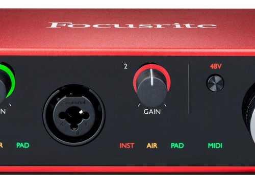 Звуковая карта Focusrite Scarlett 4i4 3rd gen