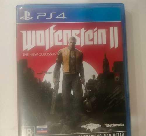 Wolfenstein the new colossus ps4 диск