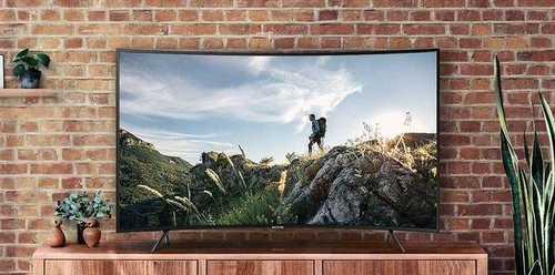 Телевизор Samsung 55" изогнутый 4K HDR IPS Алиса