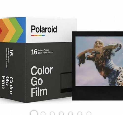 Картридж для polaroid GO цветной с черной рамкой