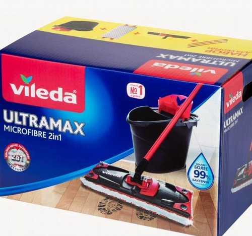 Набор швабра и ведро Vileda Ultramax