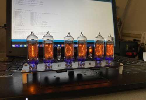 Часы на лампах ин-14 nixie clock