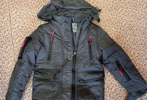 Куртка зимняя для мальчика 128 -134 см