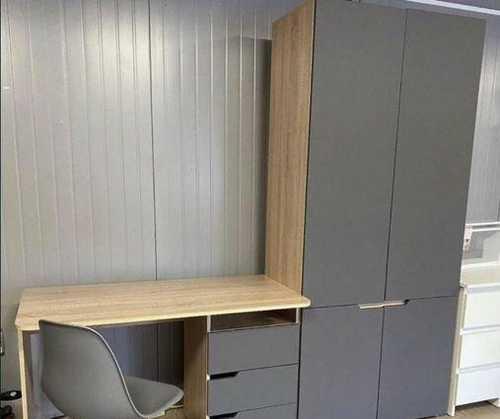 2х-створчатый шкаф +стол Анталия