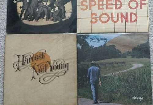 Винил Neil Young, Queen, Wings, Curtis Mayfield