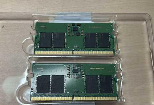 Samsung ddr5 16gb (8 + 8 )для ноутбука