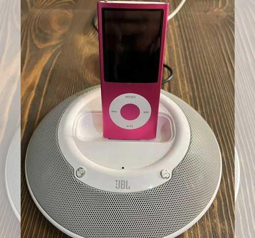 iPod nano 4 pink   док JBL