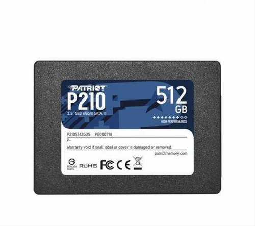 SSD Patriot 512Gb P210 P210S512G25