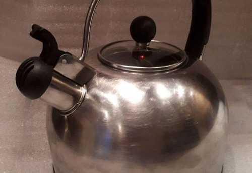 Чайник со свистком Miessa Stainless Steel 3,5 л