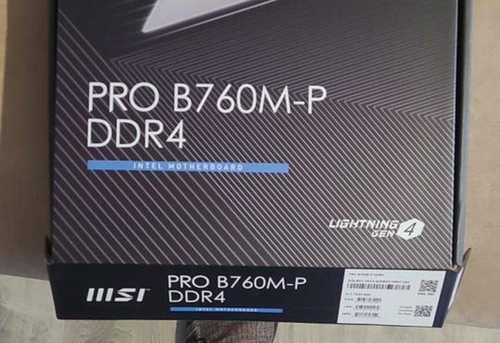 Материнская плата MSI PRO B760M-P DDR4