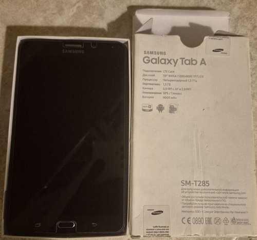 Планшет Samsung galaxy sm t285