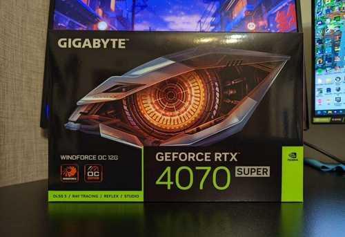 Видеокарта GeForce RTX 4070 super windforce OC