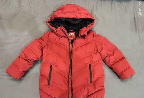 Зимняя куртка пуховик для мальчика 122 Zara