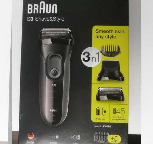 Бритва Braun S 3 shave&style