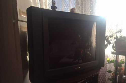 Телевизор GoldStar 29" 72 см большой с тумбой