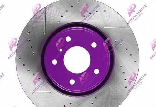 Комплект перфорированных тормозных дисков (2 шт.)