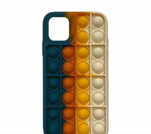 Чехол силикон Антистресс для iPhone 11 (цвет №2)
