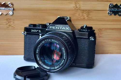 Продам плёночный pentax MV1 + 50mm F1, 4