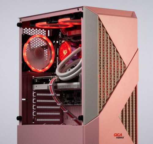 Игровой пк paladin221 GTX 1660 Super 6GB б.у. Ryzen 5 5500 Evesky firerose F3-A pink