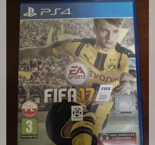 Fifa 17 PS4 диск