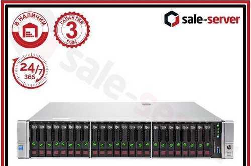 Сервер HP DL380 Gen9 26SFF 2x E5-2697 v3 512GB