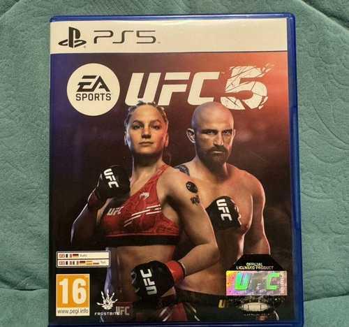 Ufc 5 ps5 диск