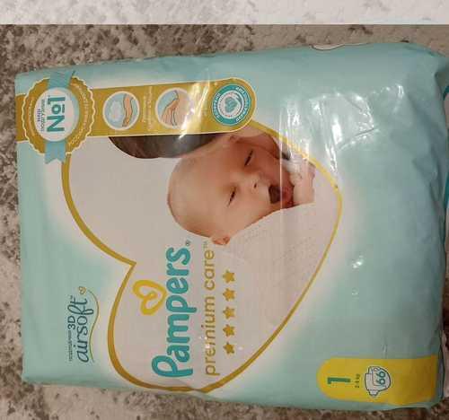 Подгузники Pampers premium care 1