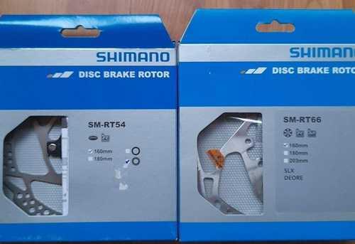 Тормозной диск Shimano RT54 70 160 и 180мм