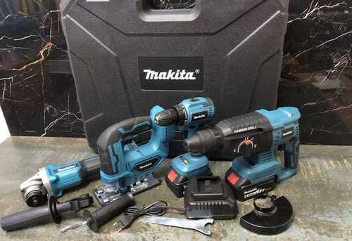 Аккумуляторный, бесщеточный набор Makita 4в1