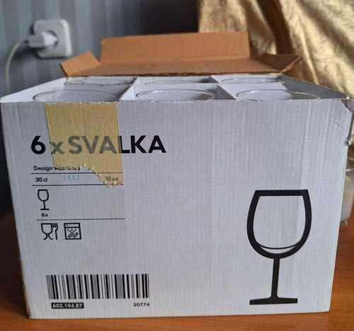 Бокалы для вина IKEA svalka