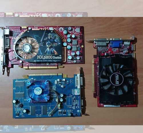 Видеокарты MSI GeForce/Asus/Radeon