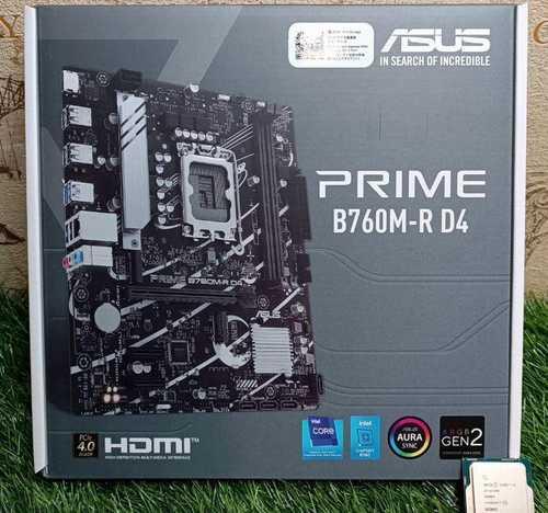 Новая игровая связка I5 13400   Asus Prime B760M-R