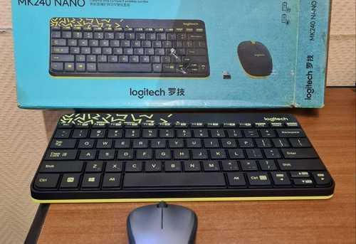 Беспроводной комплект Logitech MK240 Nano