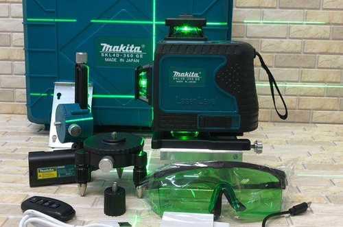 Лазерный уровень нивелир Makita 4d 360