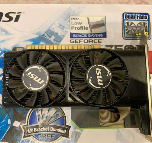 Видеокарта msi geforce gtx 750ti