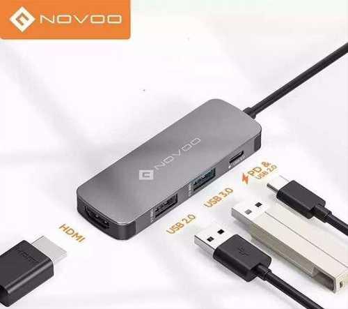 USB Type-C HUB Novoo 4 in 1