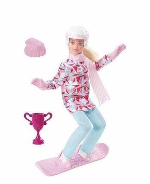 Новая кукла Barbie на сноуборде