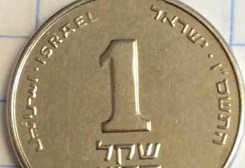 Монета 1 new sheqel 1994-2017 Israel
