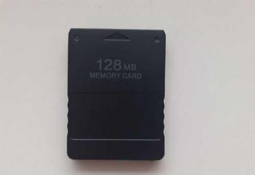 Продам карту памяти для PS2 128 мбайт