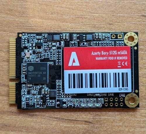 SSD накопитель Azerty Bory msata 512GB новый