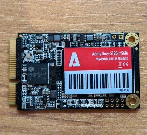 SSD накопитель Azerty Bory msata 512GB новый